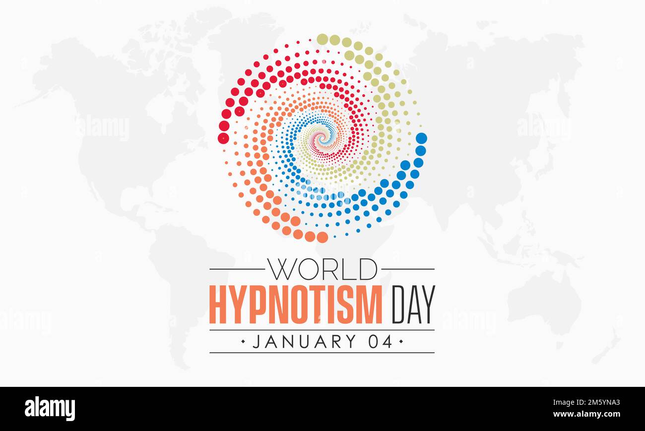 Vector illustration design concept of World Hypnotism Day observed on ...