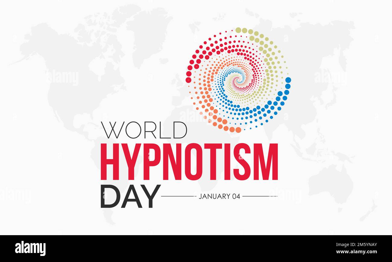 Vector illustration design concept of World Hypnotism Day observed on ...