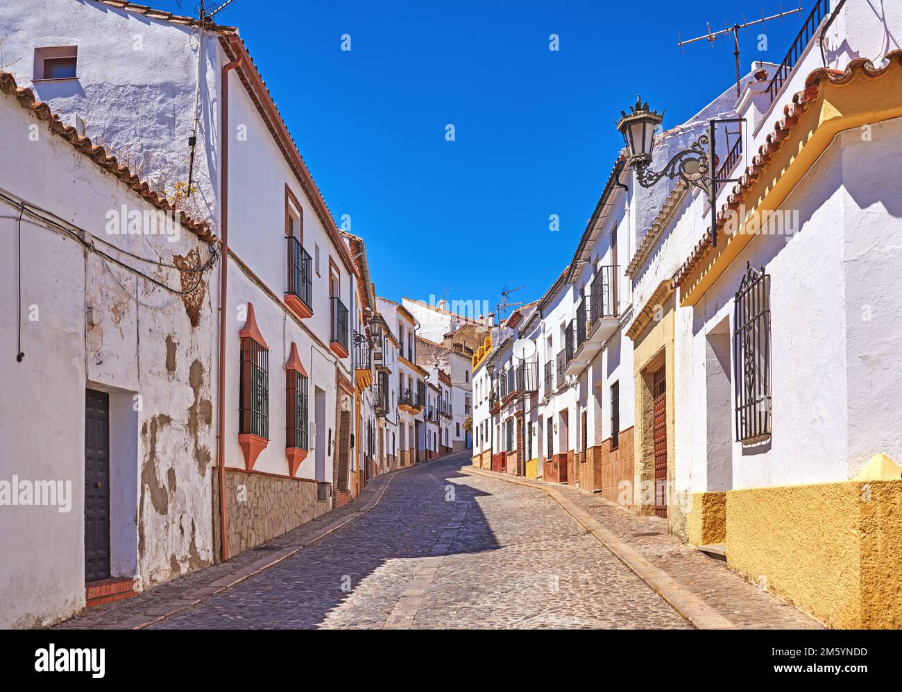 Ronda - the ancient city of Ronda, Andalusia. The beautiful ancient ...