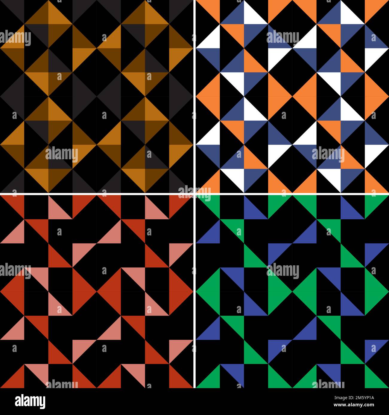Triangle mosaic tile circle hi-res stock photography and images - Alamy