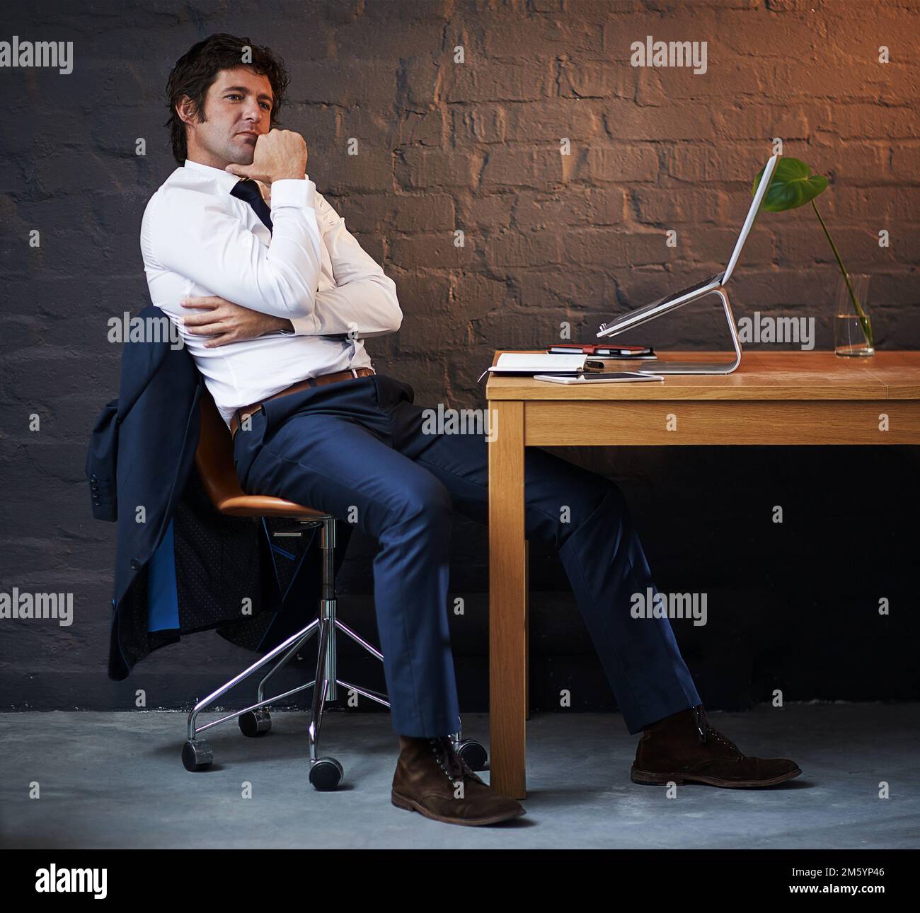 Young man coming up solution hi-res stock photography and images - Alamy