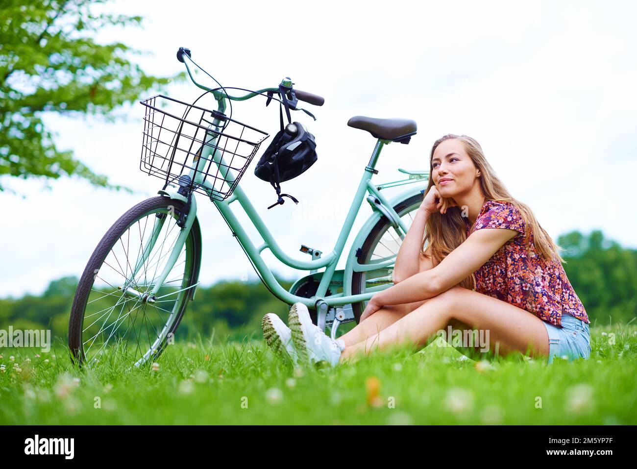 Every great dream begins with a dreamer. a young woman relaxing on the ...