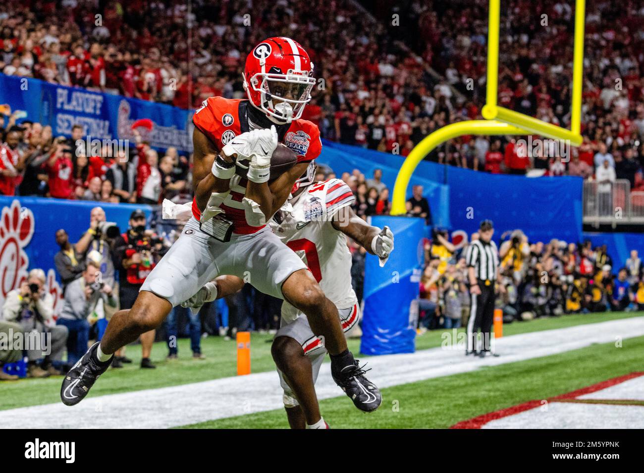 Atlanta, GA, USA. 1st Jan, 2023. Georgia Bulldogs wide receiver Adonai ...