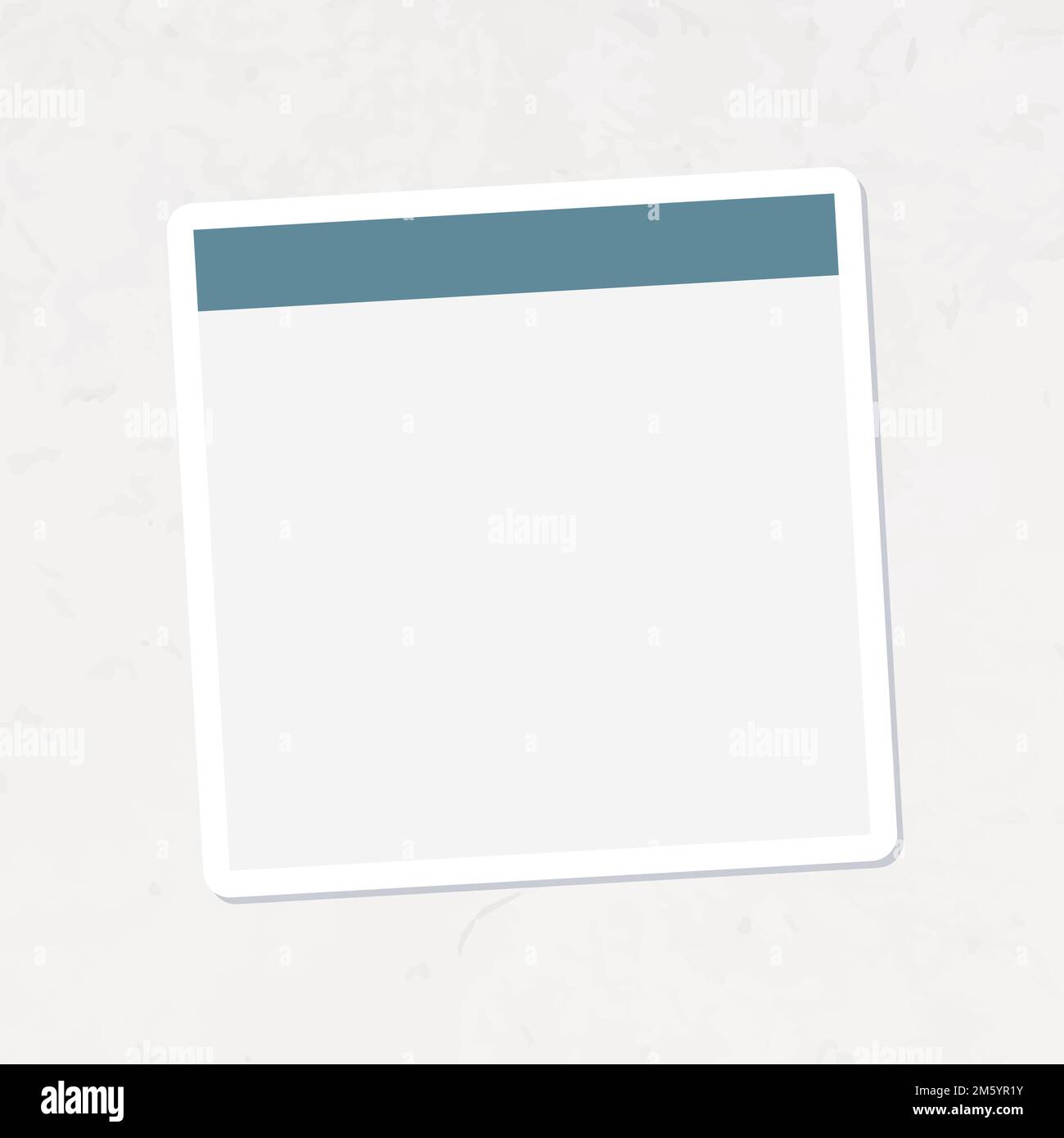 Gray notepaper journal sticker vector Stock Vector Image & Art - Alamy