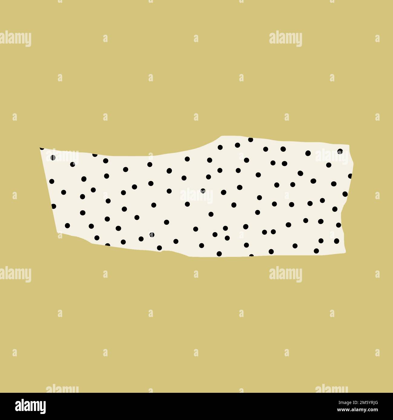 Black polka dots pattern on beige background banner vector Stock Vector ...