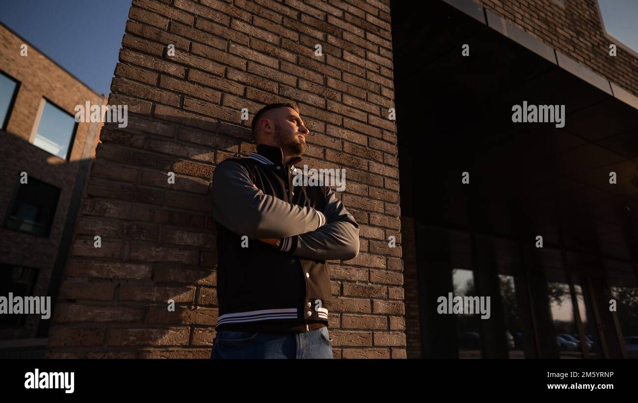 Bomber jacket hi-res stock photography and images - Alamy