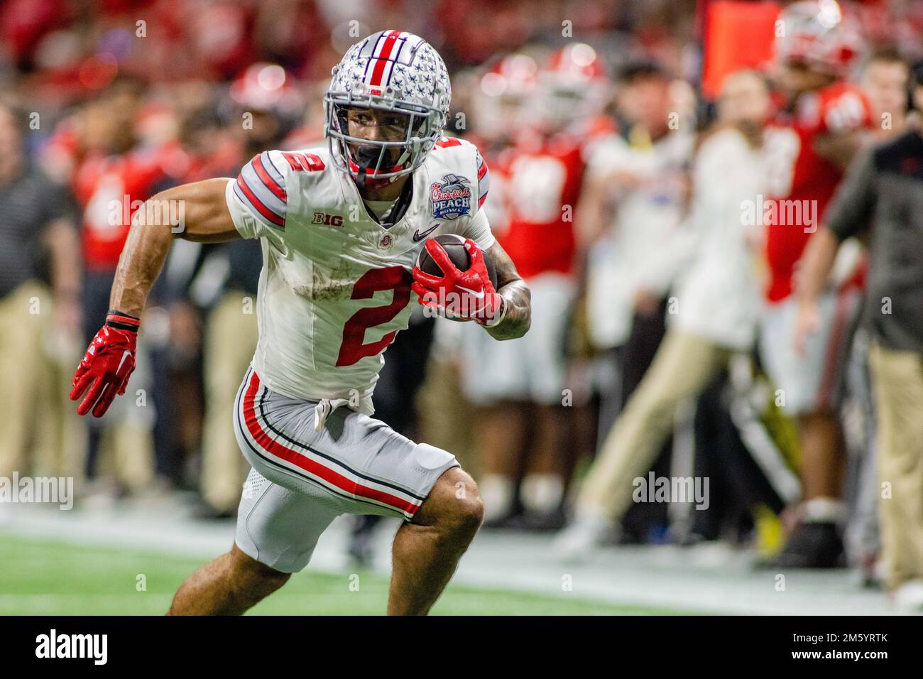 Atlanta, GA, USA. 31st Dec, 2022. Ohio State Buckeyes wide receiver ...