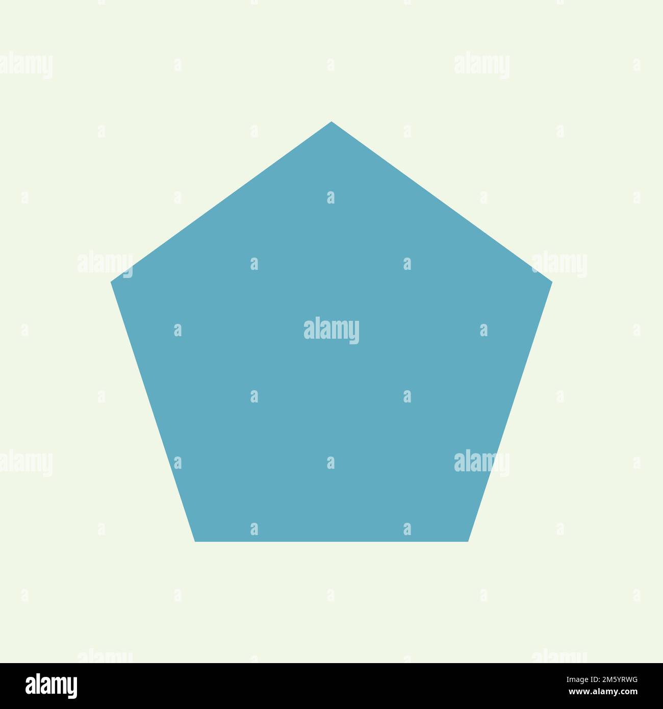 Pentagon shape for kids Stock Vector Images - Alamy