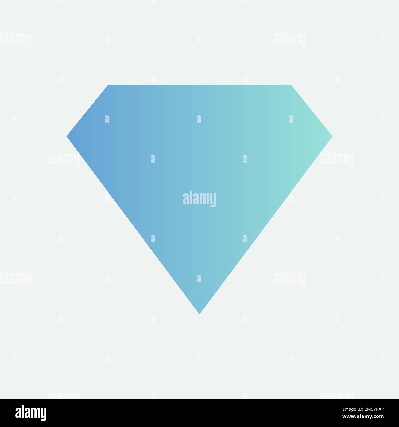Blue gradient diamond geometric shape vector Stock Vector Image & Art ...