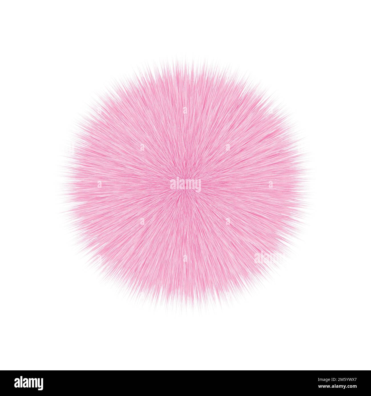Pink Fluffy Vector Hair Ball Stock Vector Image & Art - Alamy