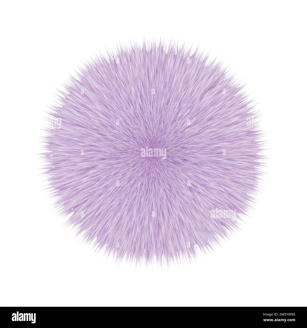 Purple Fluffy Vector Hair Ball Stock Vector Image & Art - Alamy