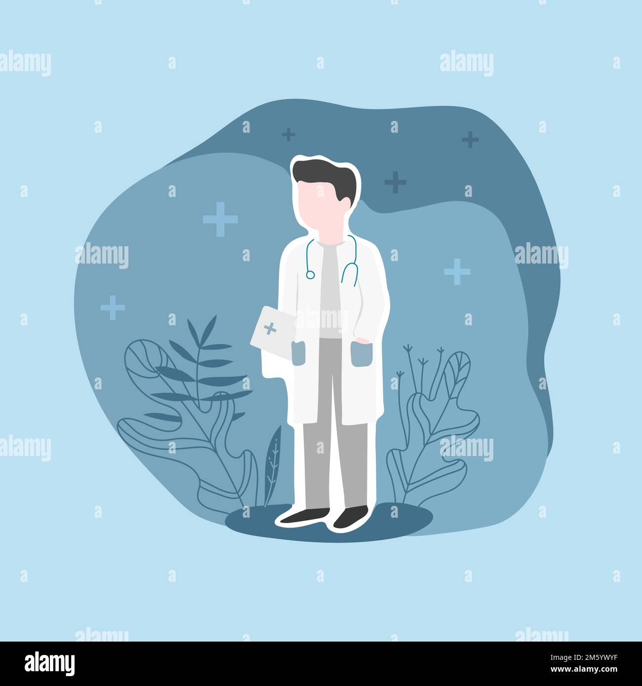 Doctor, medical healthcare pfrofessional character vector Stock Vector ...