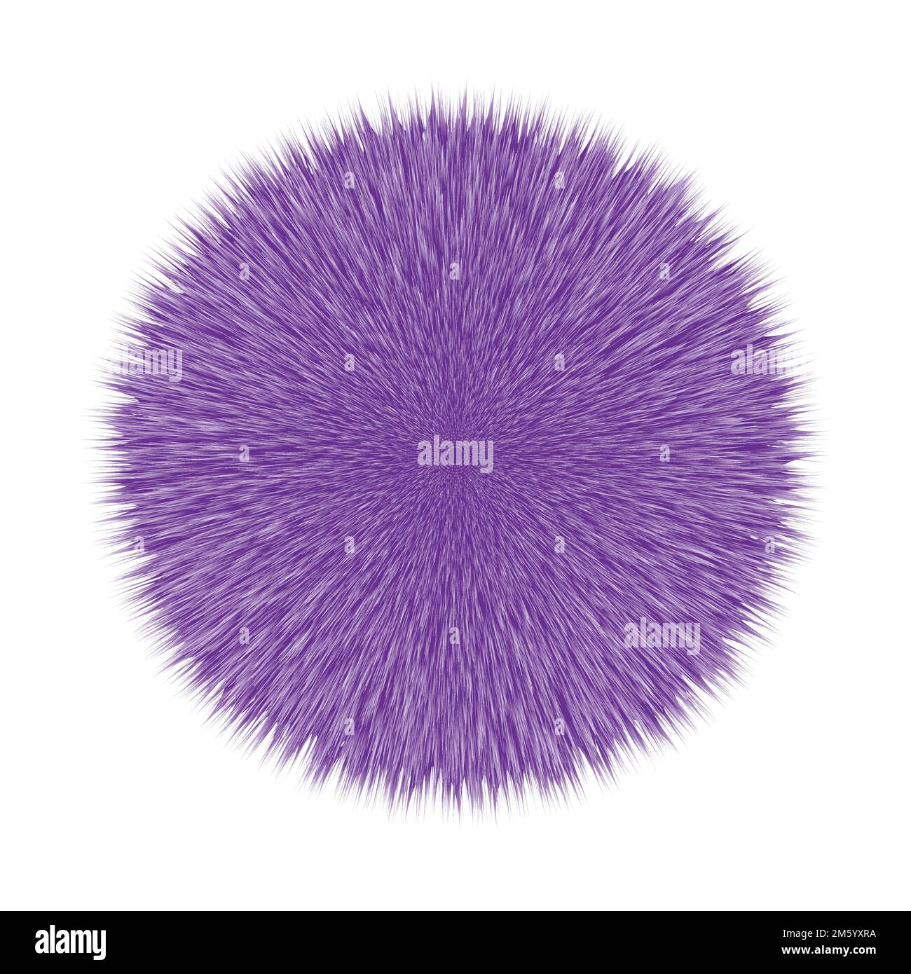 Purple Fluffy Vector Hair Ball Stock Vector Image & Art - Alamy