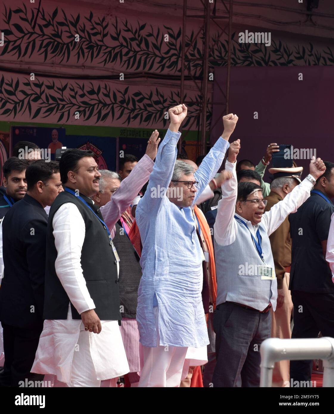 Kolkata, India. 30th Dec, 2022. During Vande Bharat train inauguration ...