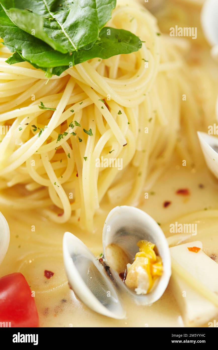 oil pasta close-up Stock Photo - Alamy