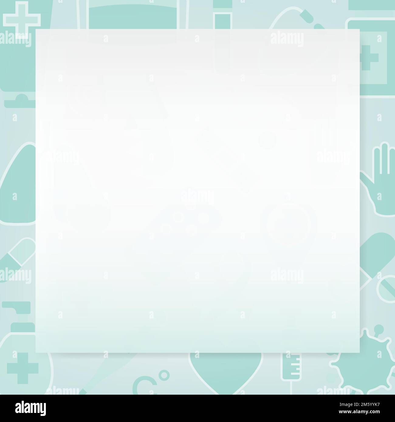 Clean medical background with frame vector Stock Vector Image & Art - Alamy