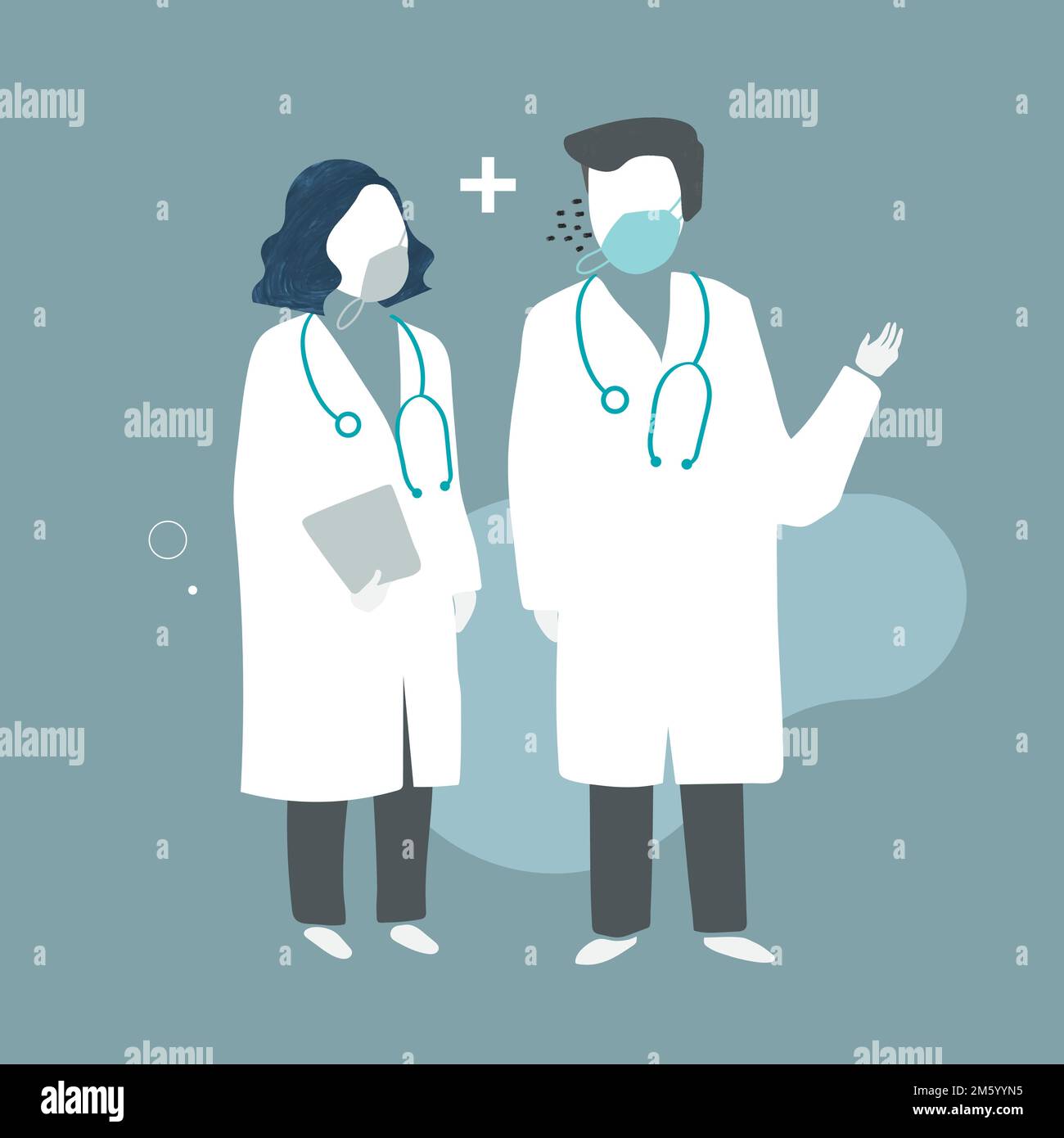 Hospital care discuss Stock Vector Images - Alamy