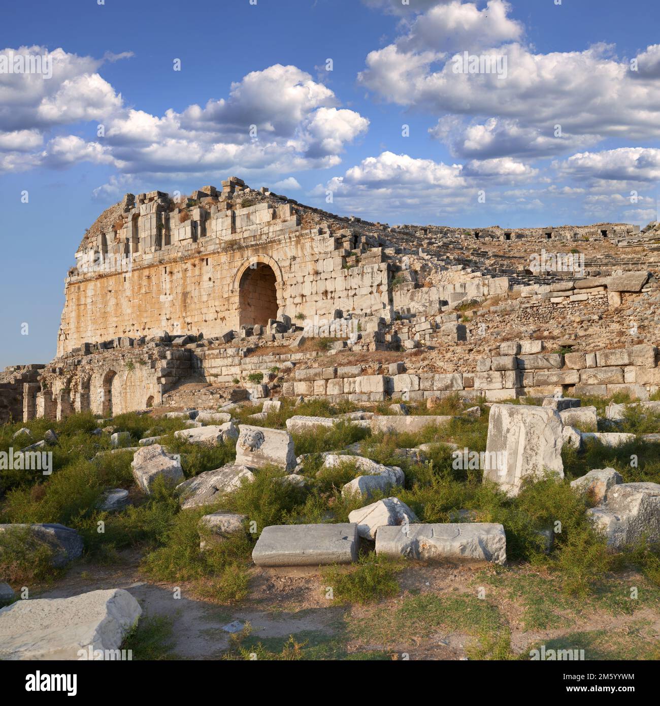 Miletus ancient city amphitheater, Turkey. Photo from Miletus. Miletus ...