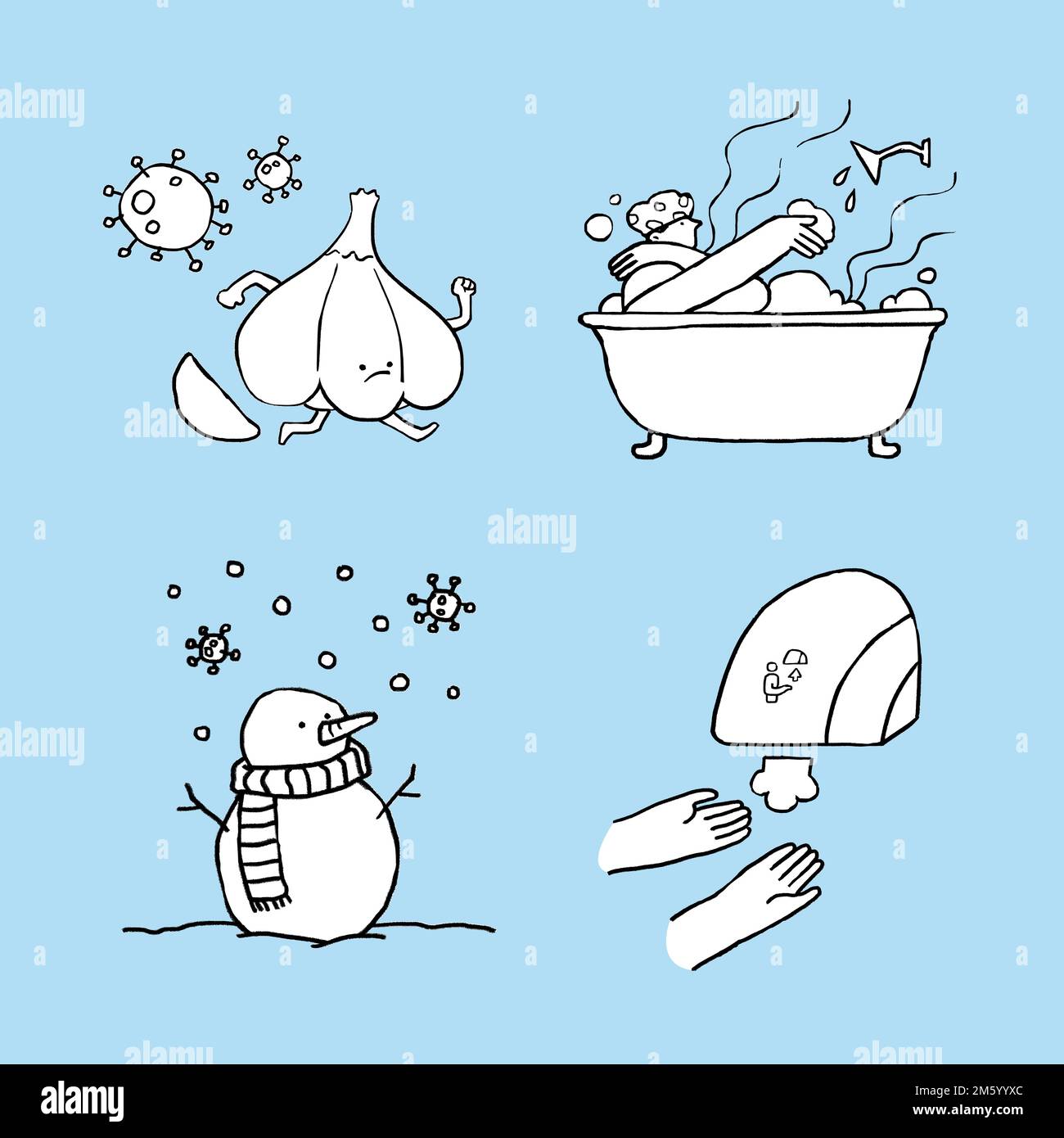 Coronavirus myth buster collection vector Stock Vector Image & Art - Alamy