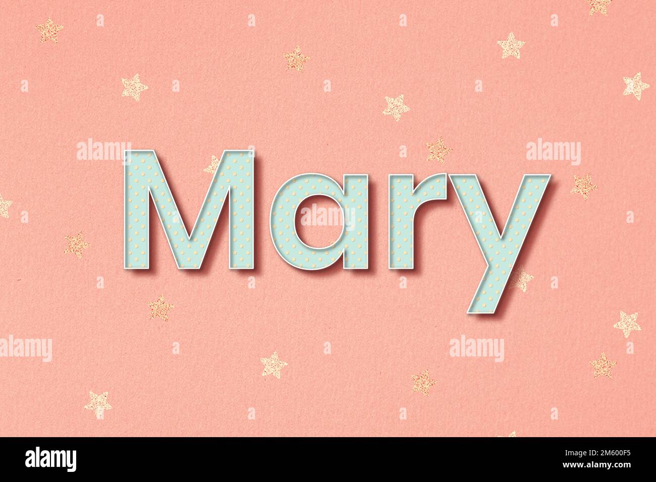 Mary Female Name Typography Vector Stock Vector Image And Art Alamy