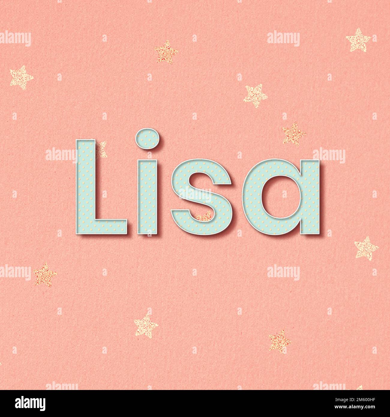Lisa lettering word art typography vector Stock Vector Image & Art - Alamy