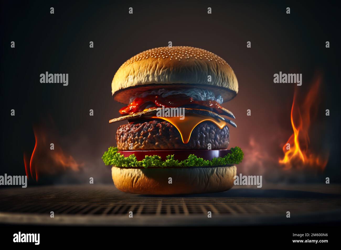 Burger desktop wallpaper hi-res stock photography and images - Alamy
