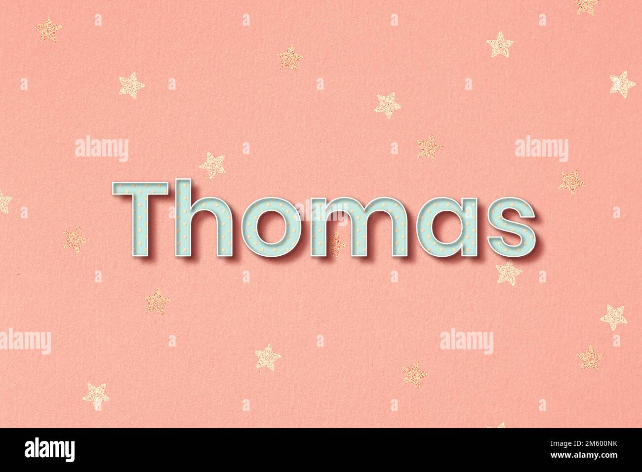 Thomas word art pastel typography Stock Vector Image & Art - Alamy