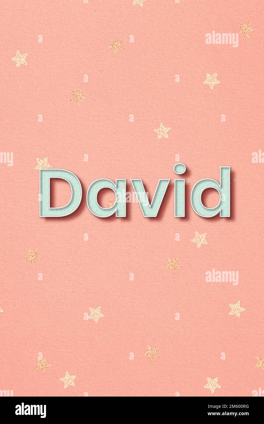 David male name typography vector Stock Vector Image & Art - Alamy