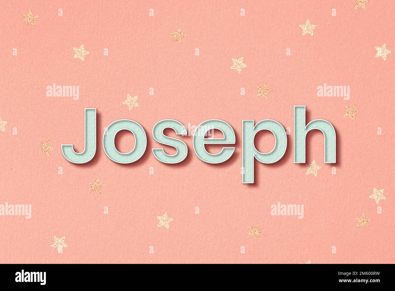 Joseph male name typography vector Stock Vector Image & Art - Alamy