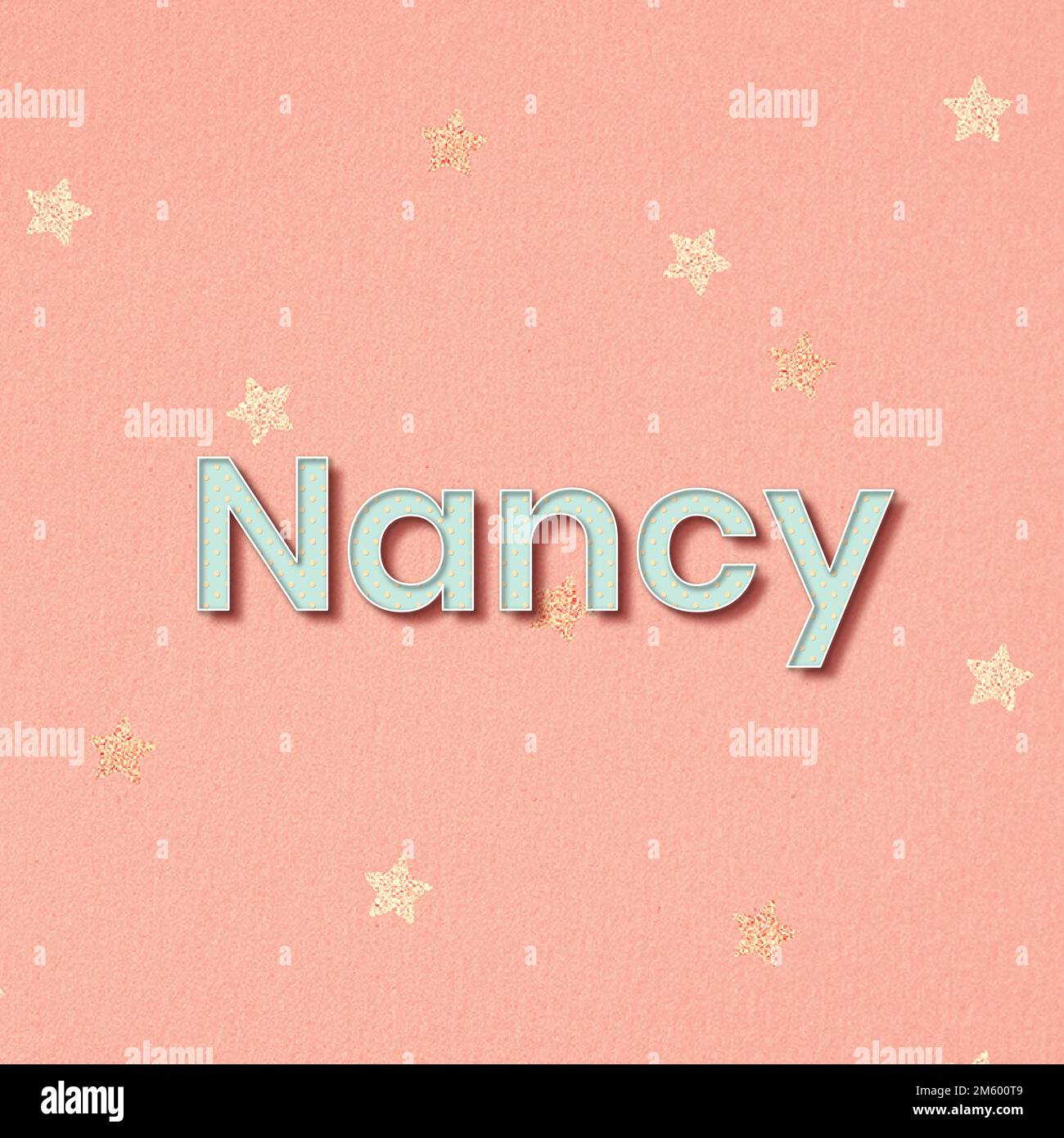 Nancy lettering word art typography vector Stock Vector Image & Art - Alamy