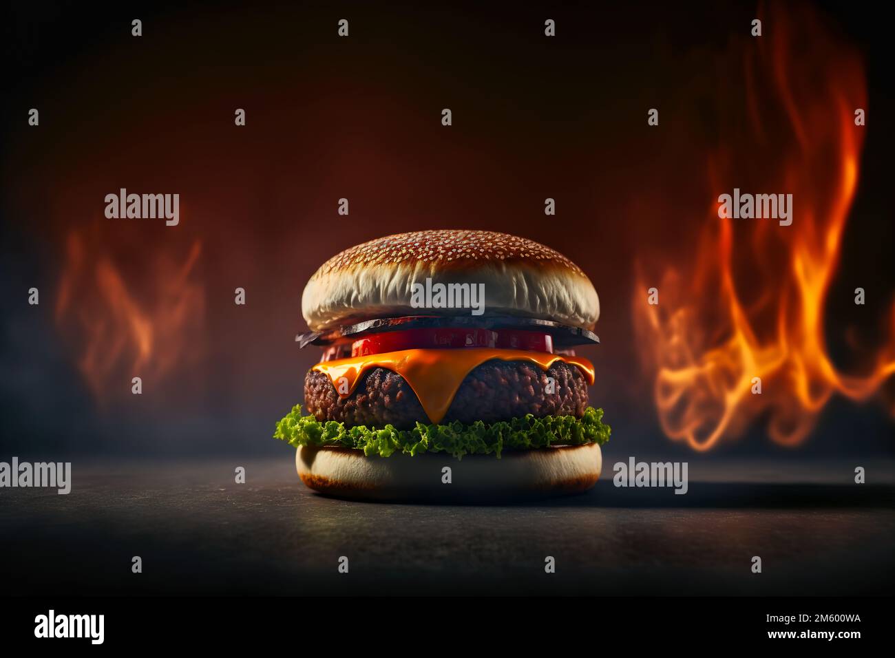 Burger desktop wallpaper hi-res stock photography and images - Alamy
