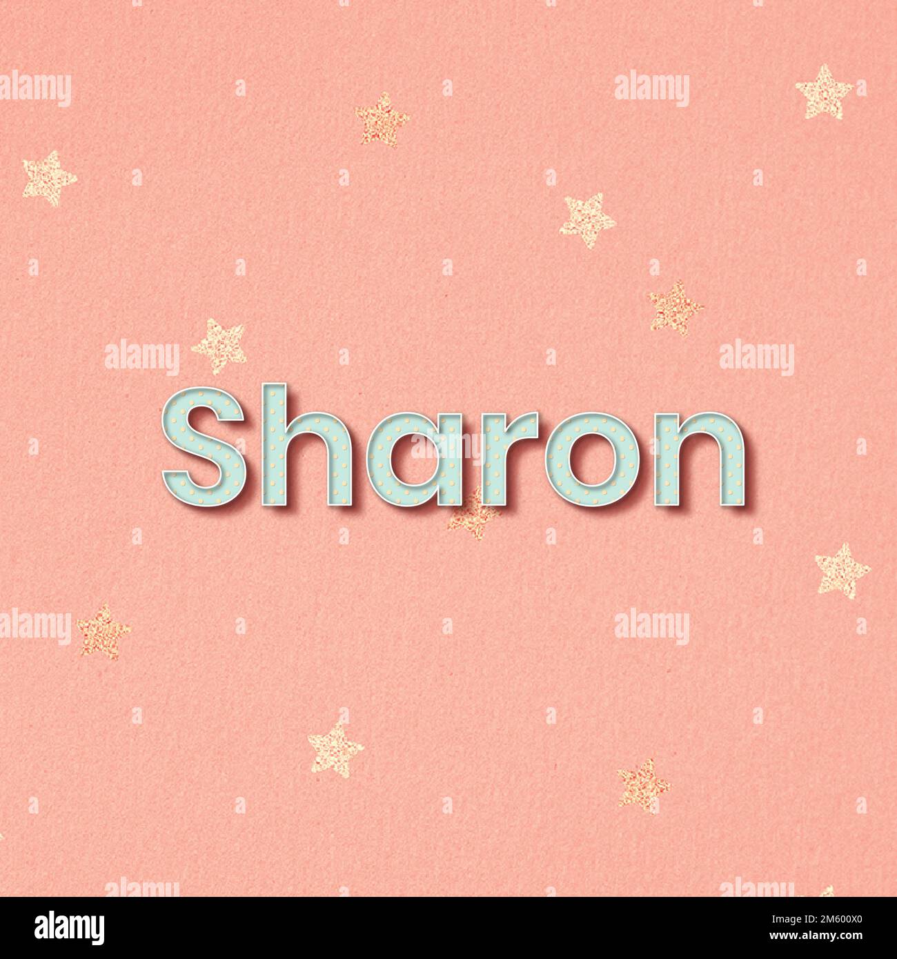 Sharon lettering word art typography vector Stock Vector Image & Art ...