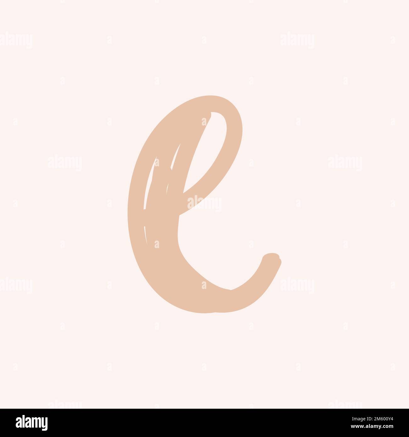 E letter doodle typography vector font Stock Vector Image & Art - Alamy
