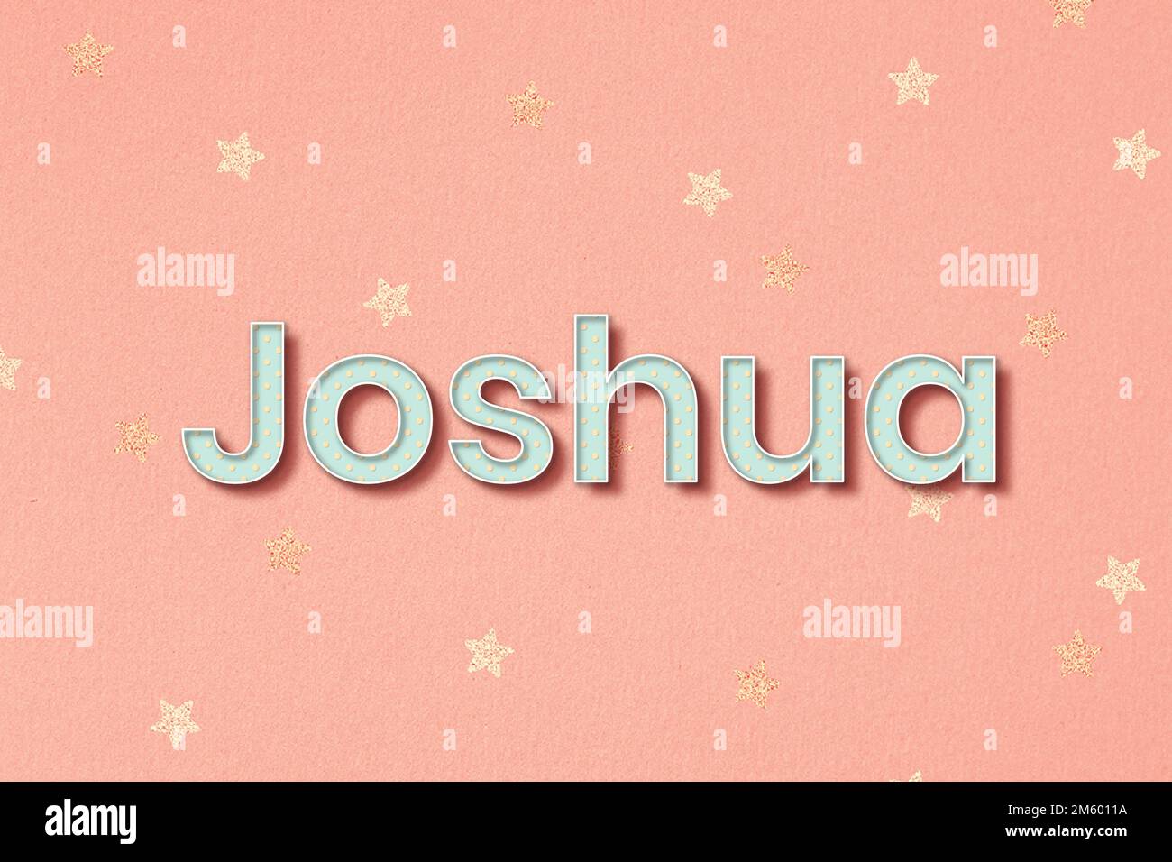 Joshua male name typography vector Stock Vector Image & Art - Alamy