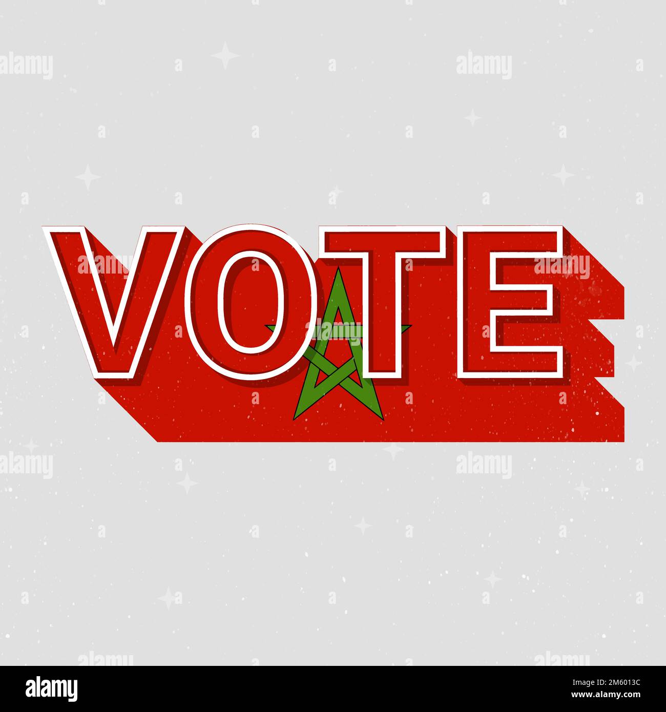 Morocco election vote text vector democracy Stock Vector Image & Art ...