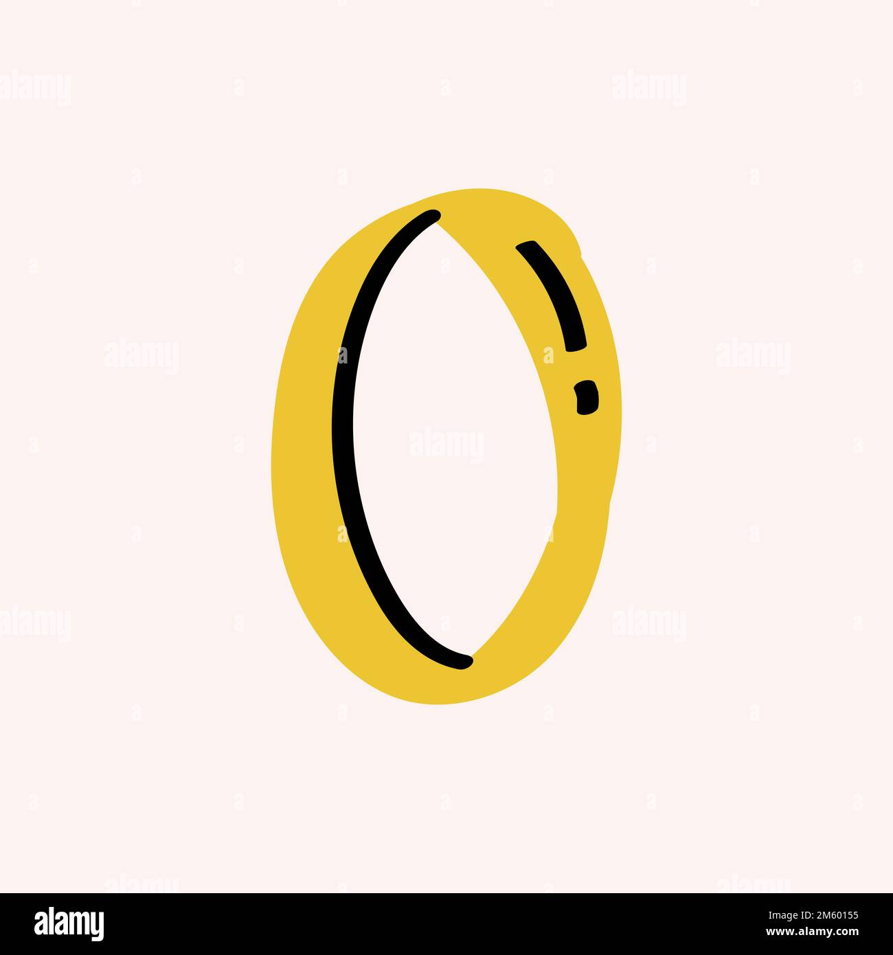 Letter O doodle typography vector Stock Vector Image & Art - Alamy