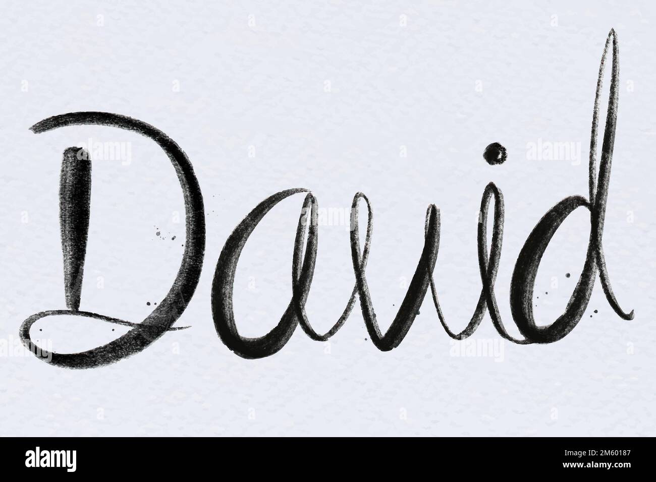 Hand drawn David vector font typography Stock Vector Image & Art - Alamy