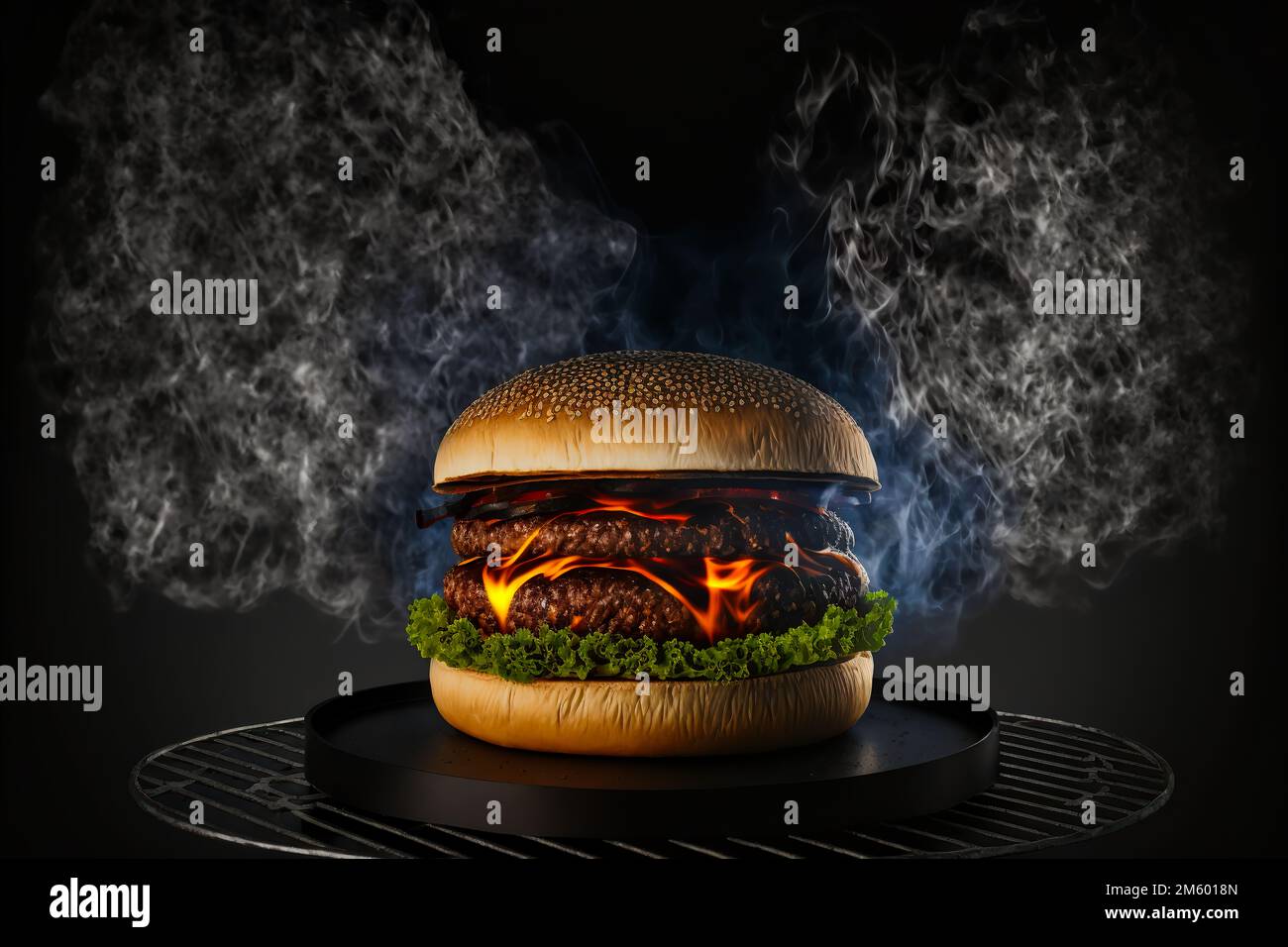 Burger desktop wallpaper hi-res stock photography and images - Alamy