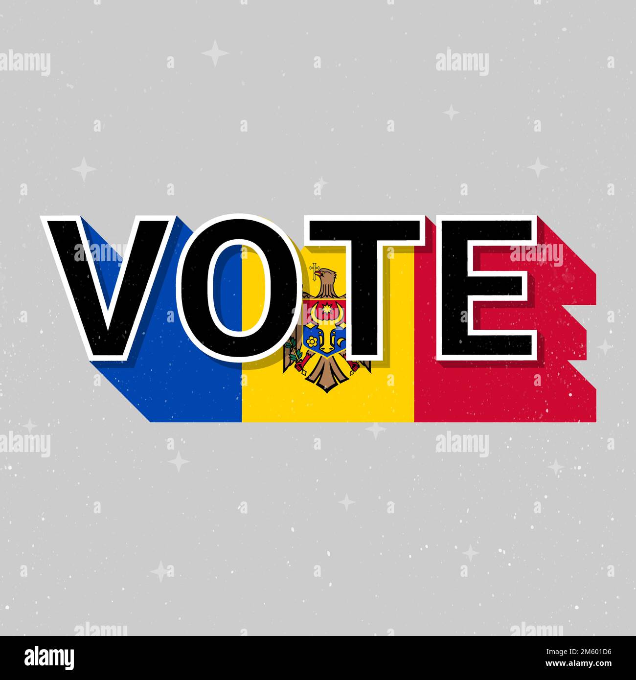 Moldova election vote text vector democracy Stock Vector Image & Art ...