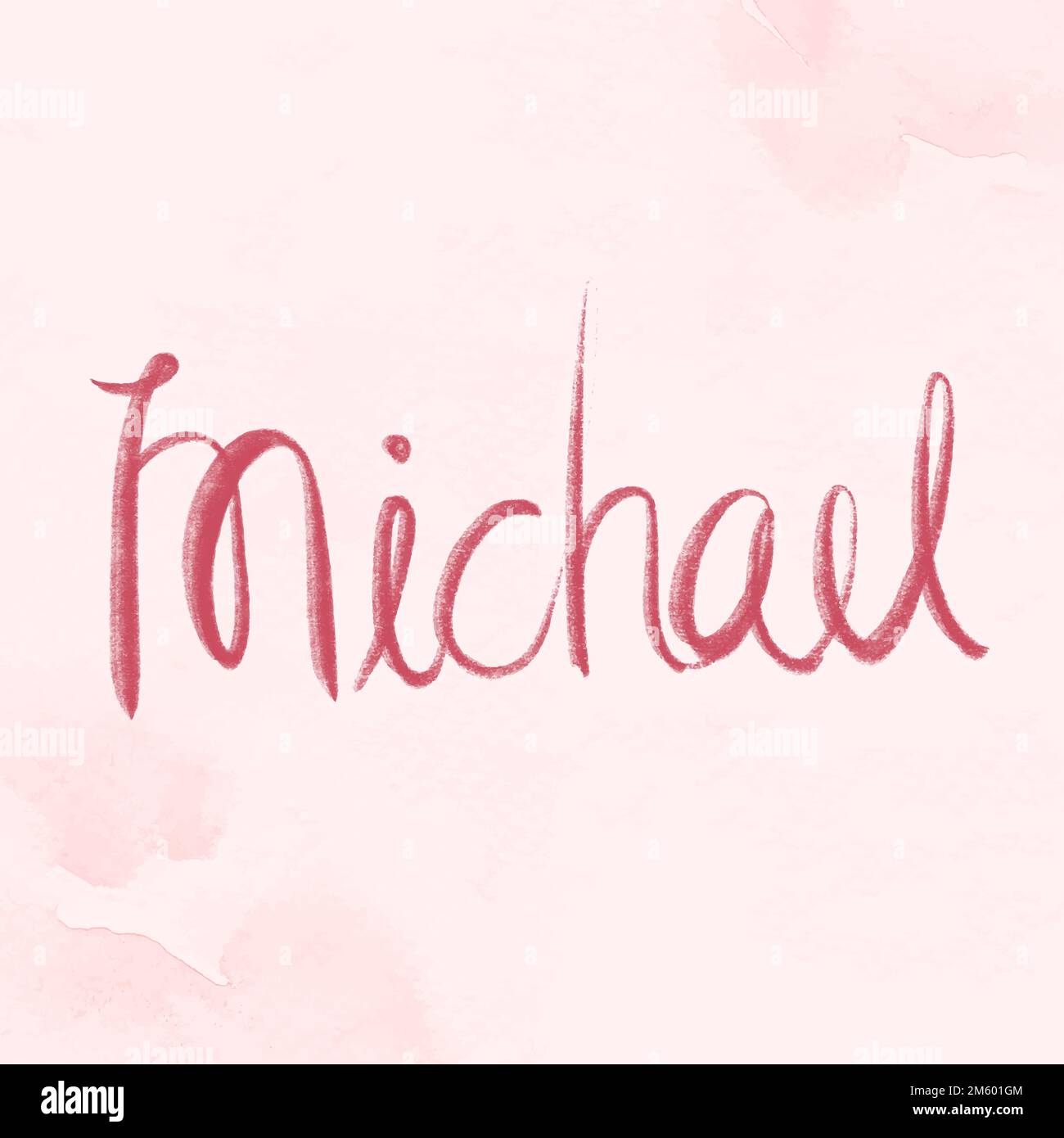 Michael name vector hand lettering font Stock Vector Image & Art - Alamy
