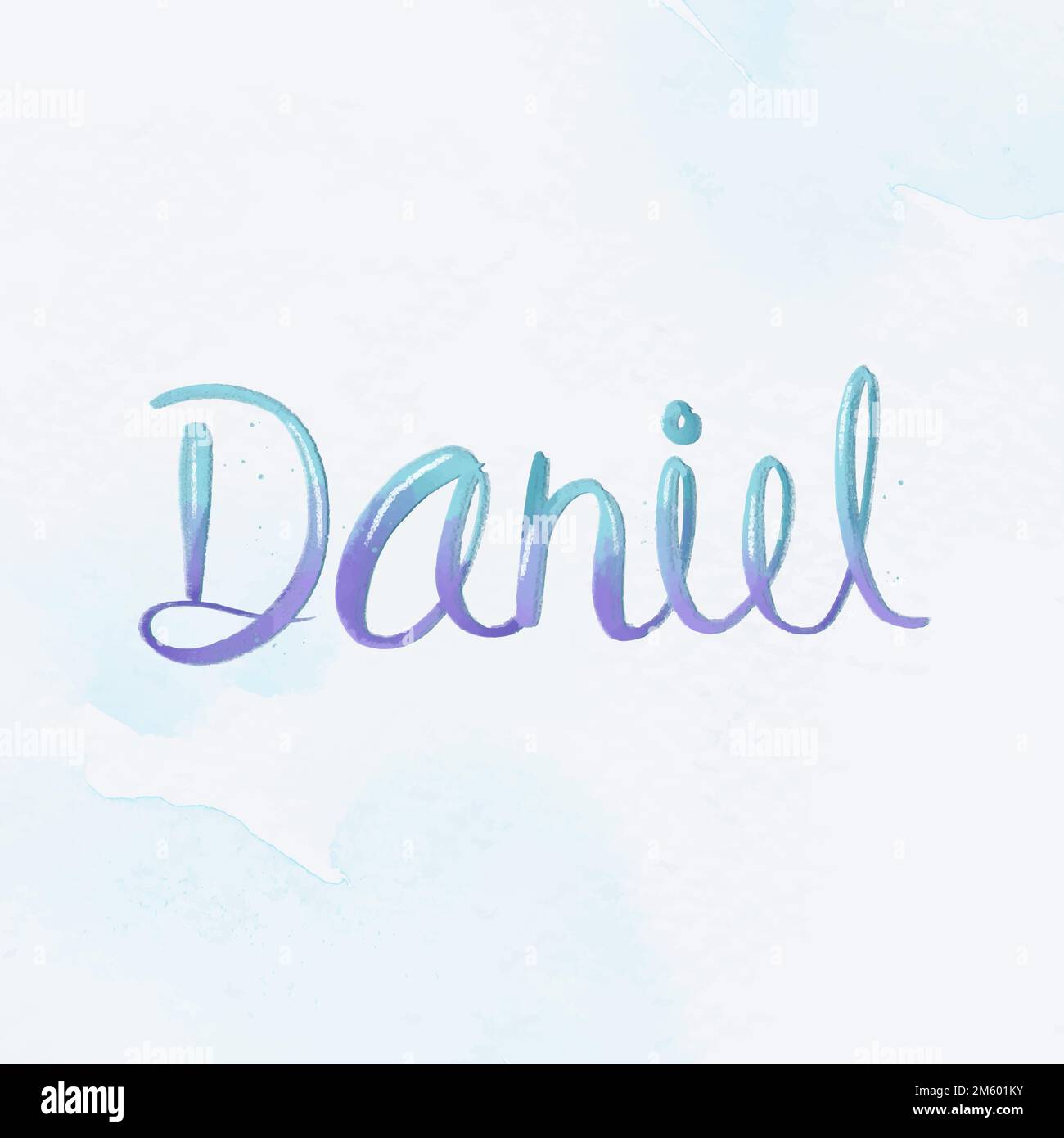 Cursive Daniel two tone vector font typography Stock Vector Image & Art ...