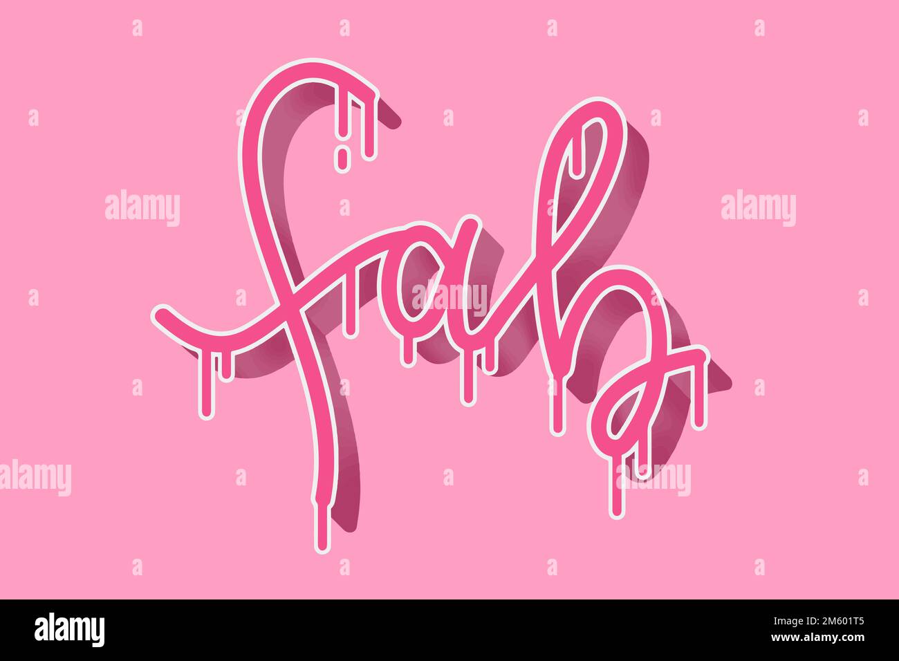 Pink fab dripping typography vector text Stock Vector Image & Art - Alamy Pink fab dripping typography vector text Stock Vector Image & Art - Alamy