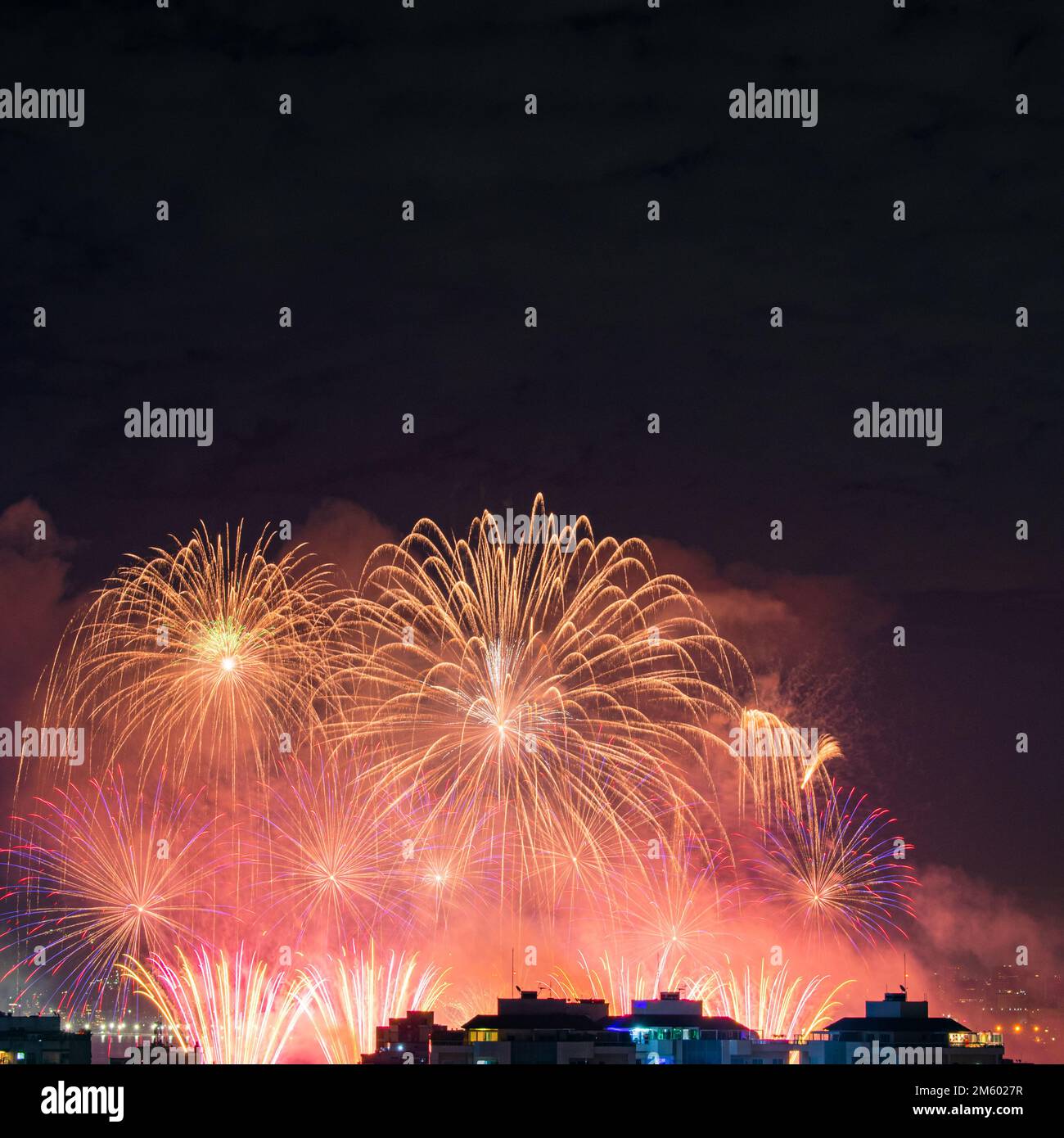NITERÓI, RIO DE JANEIRO, BRAZIL – 01/01/2023: Night photo of the ...