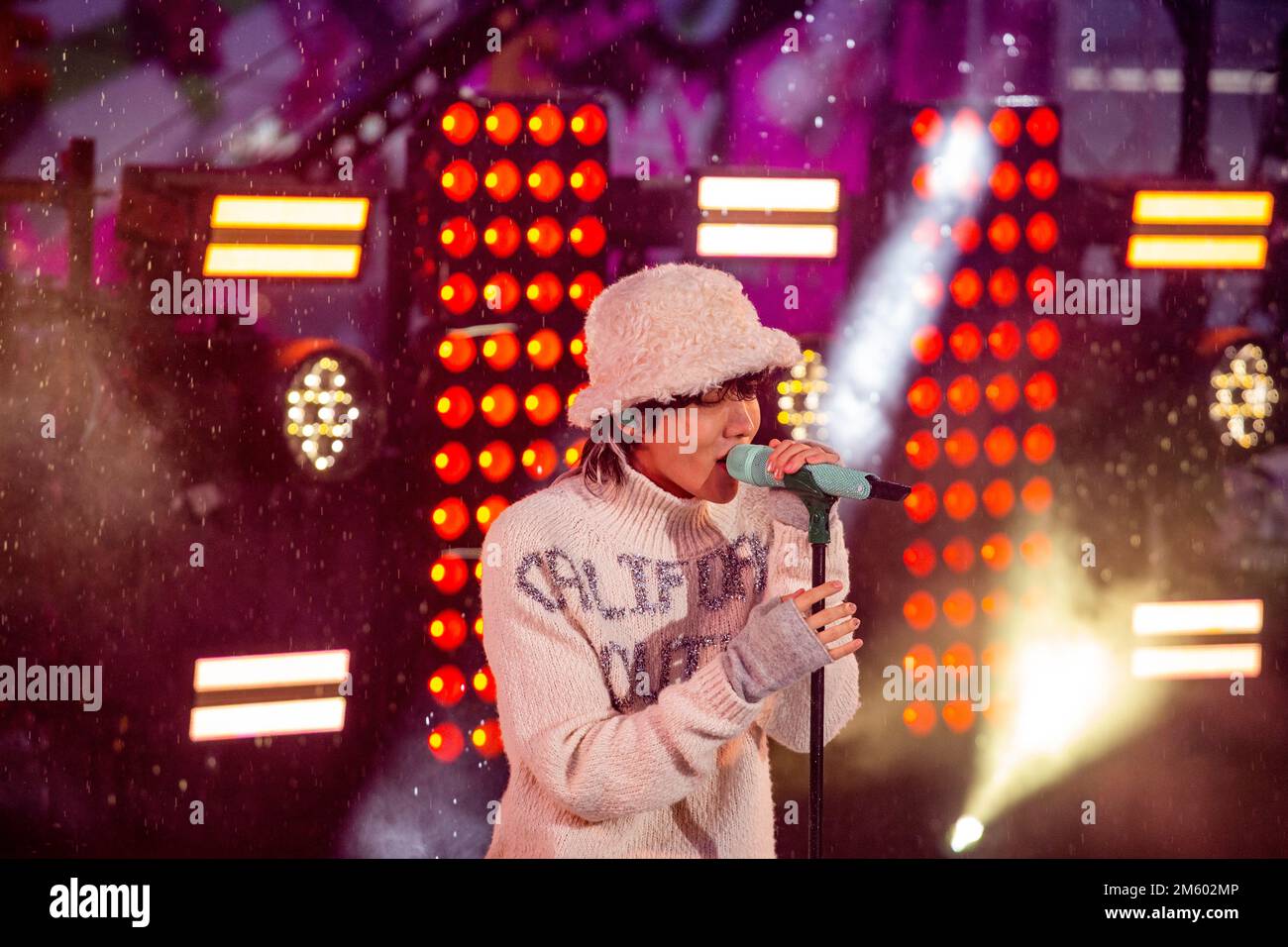 New York, United States. 01st Jan, 2023. South Korean rapper J-Hope ...