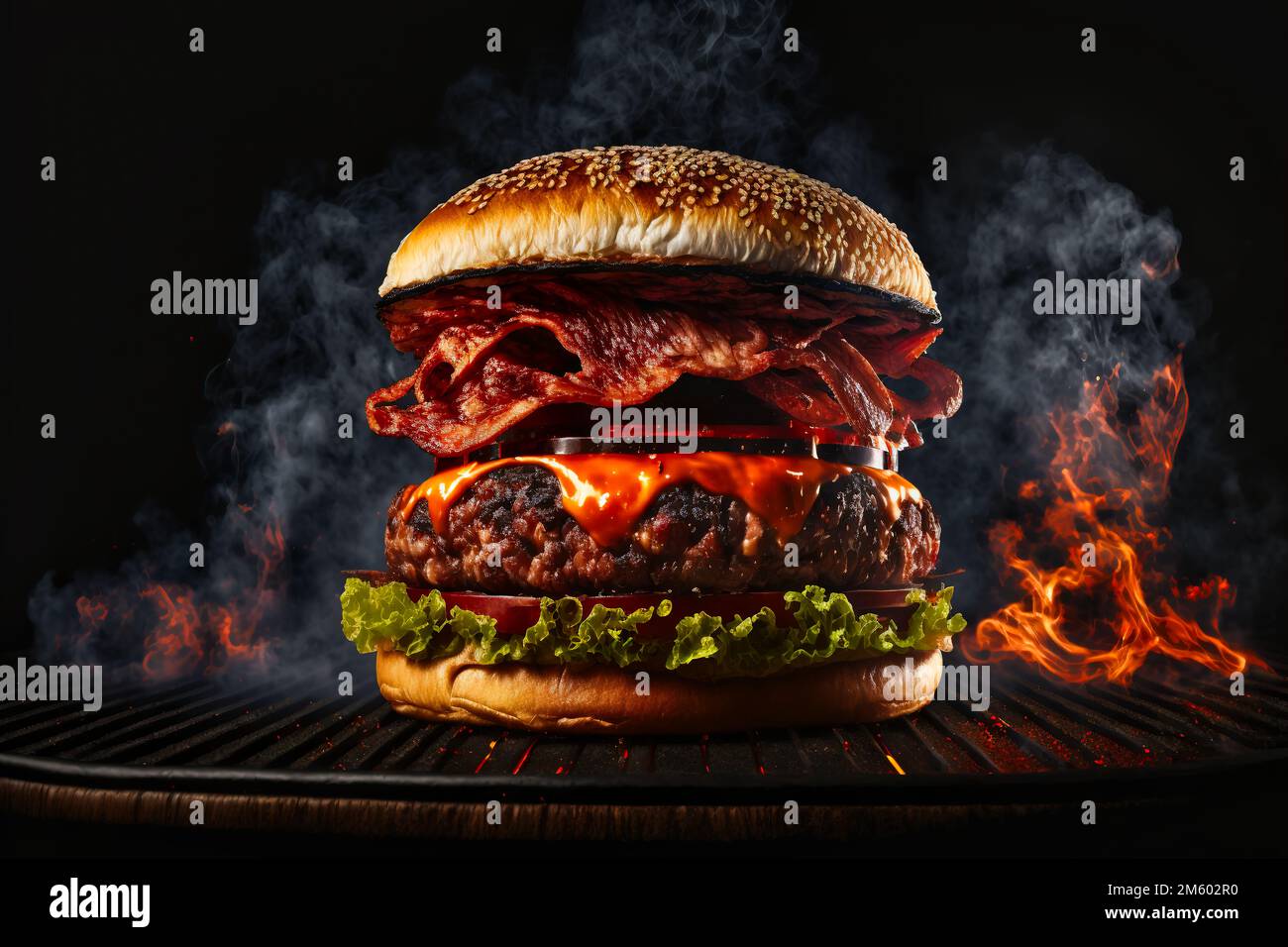 Burger desktop wallpaper hi-res stock photography and images - Alamy