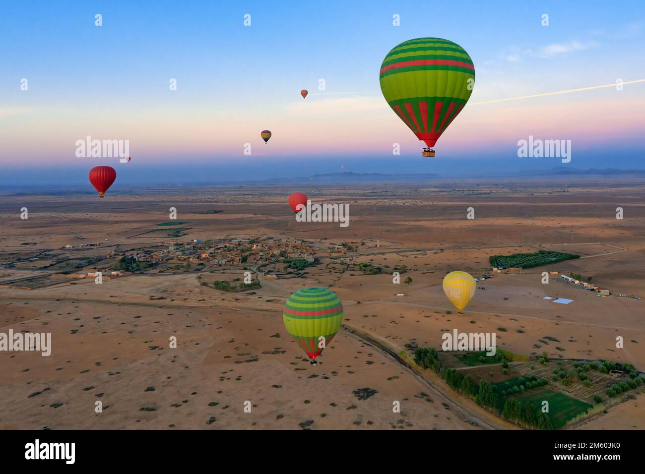Hot air balloon morocco hi-res stock photography and images - Alamy
