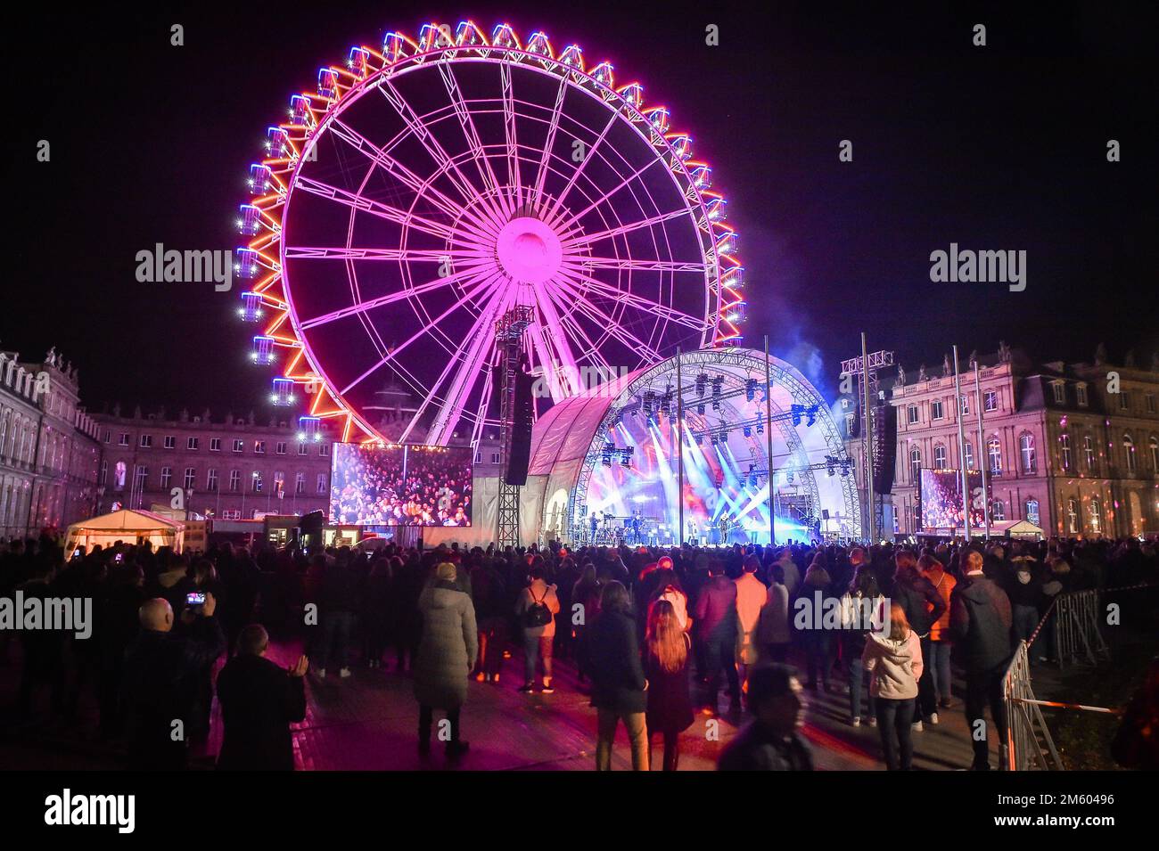 Together new years eve 2022 at the schlossplatz hi-res stock ...