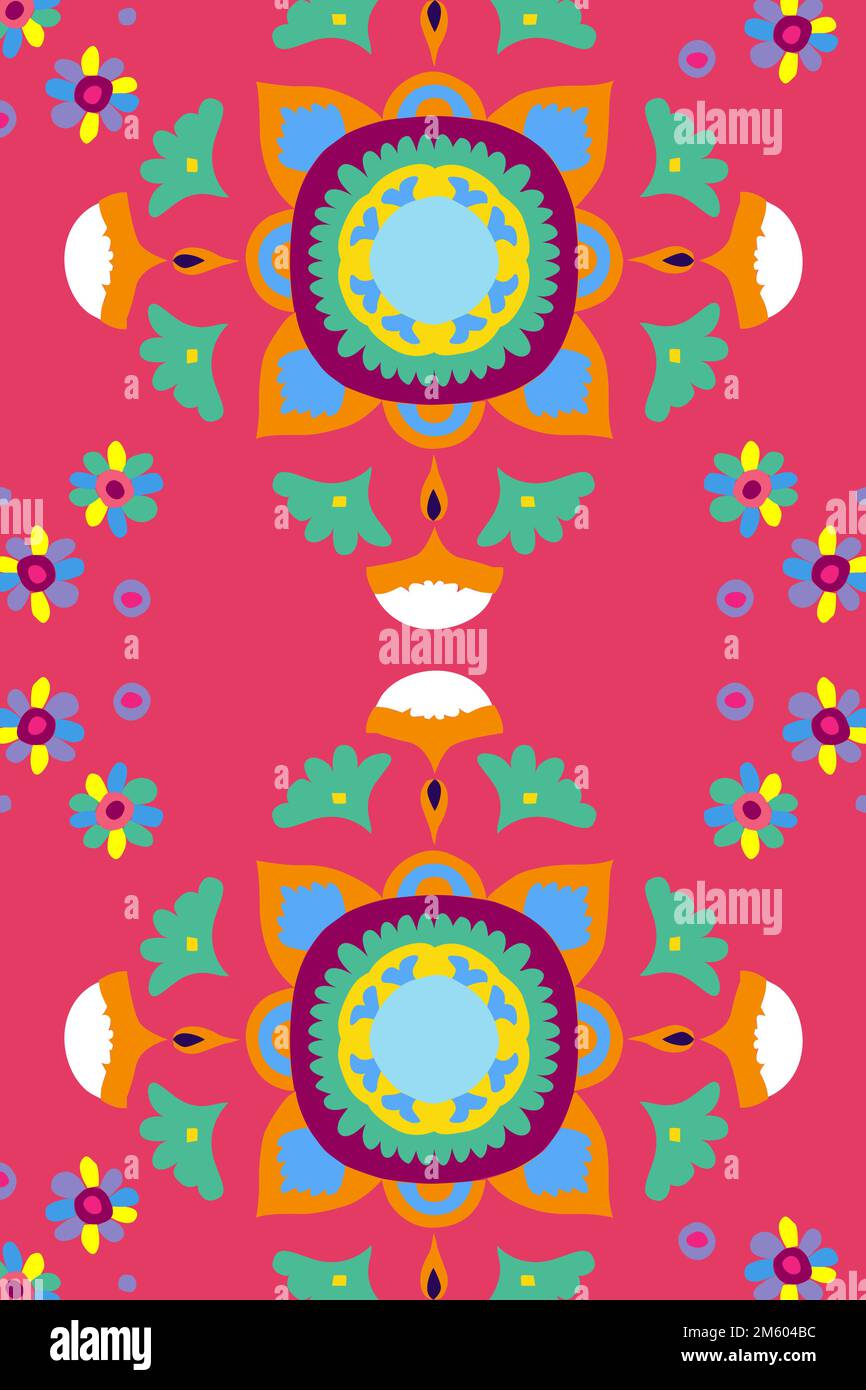Indian mandala pattern background vector Stock Vector Image & Art - Alamy