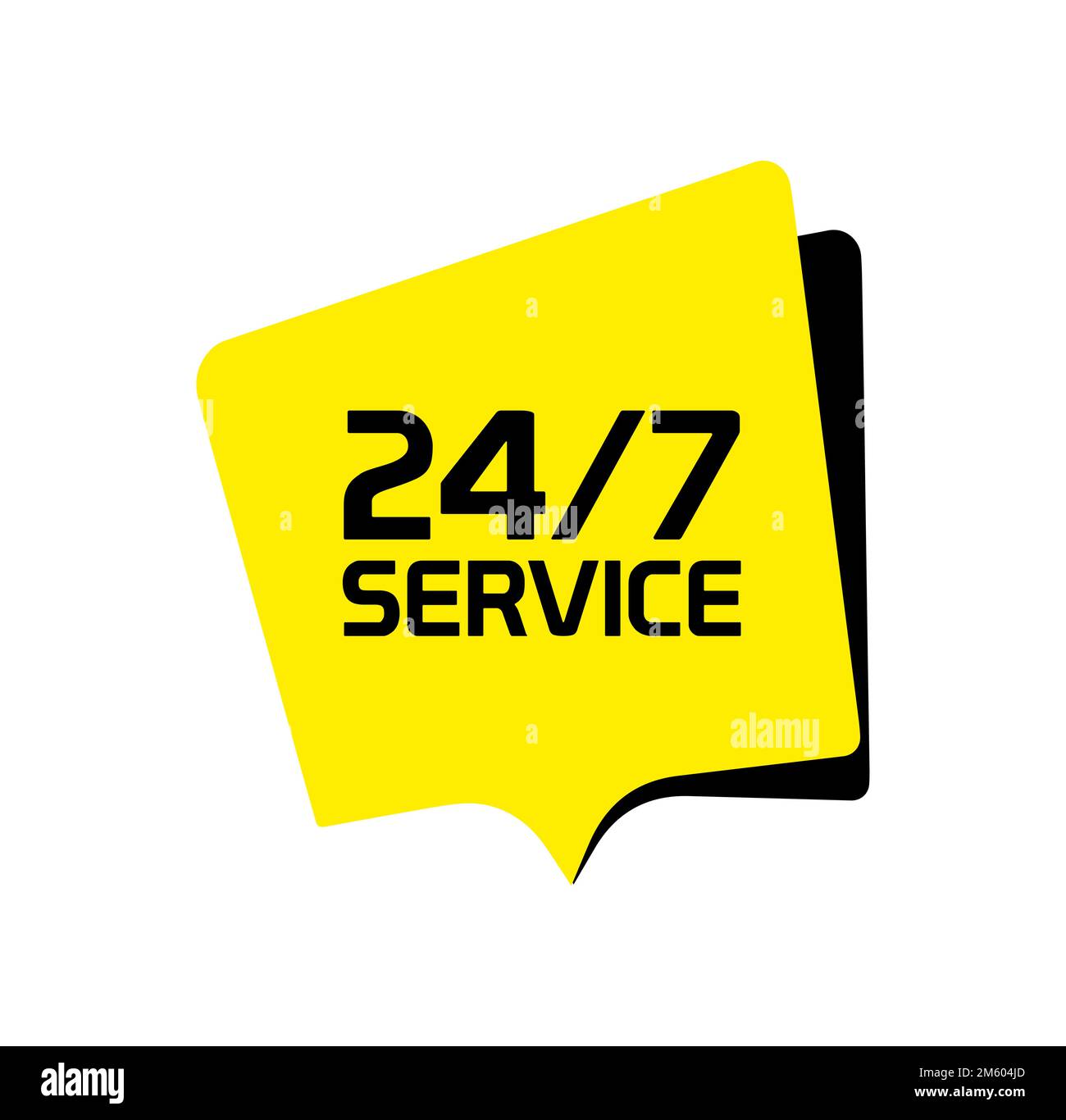 24 7 service icon on white background Stock Vector Image & Art - Alamy