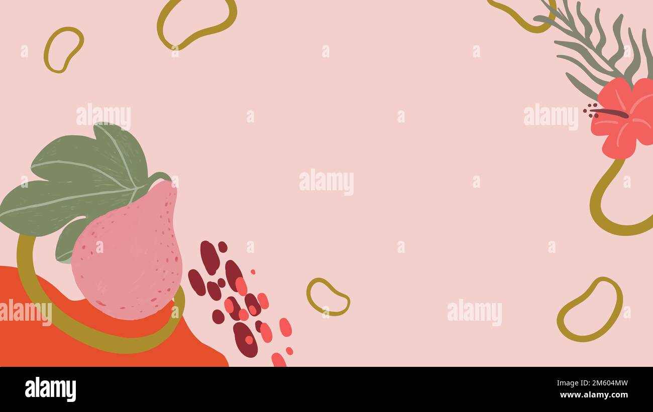 Tropical bloom picture Stock Vector Images - Alamy